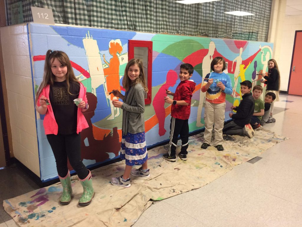 Wines Elementary School Wide Mural Project | TreeTown Murals